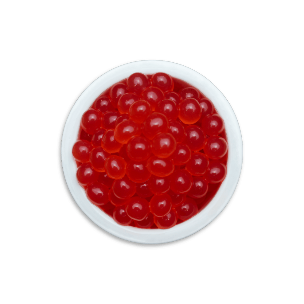 Strawberry Flavoured Popping Boba – Next Gen Boba - UK's Leading Bubble ...