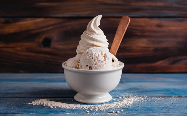 1KG Luxury Vanilla Flavoured Soft Serve Powder for ice-cream Machines ...